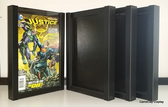 Comic Book MAGAZINE Display Frame Case Black by DisplayToday