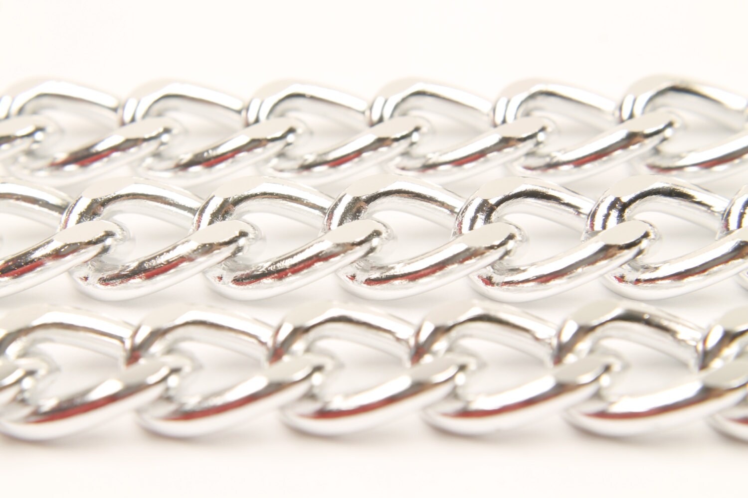 Chain Aluminium CJ05-07 1m Silver color Anodizing coated