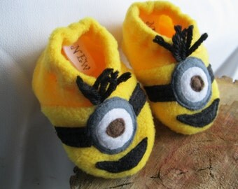 Minion slippers | Etsy