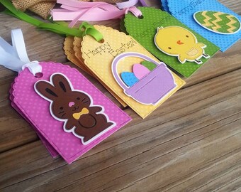 Easter basket tags | Etsy