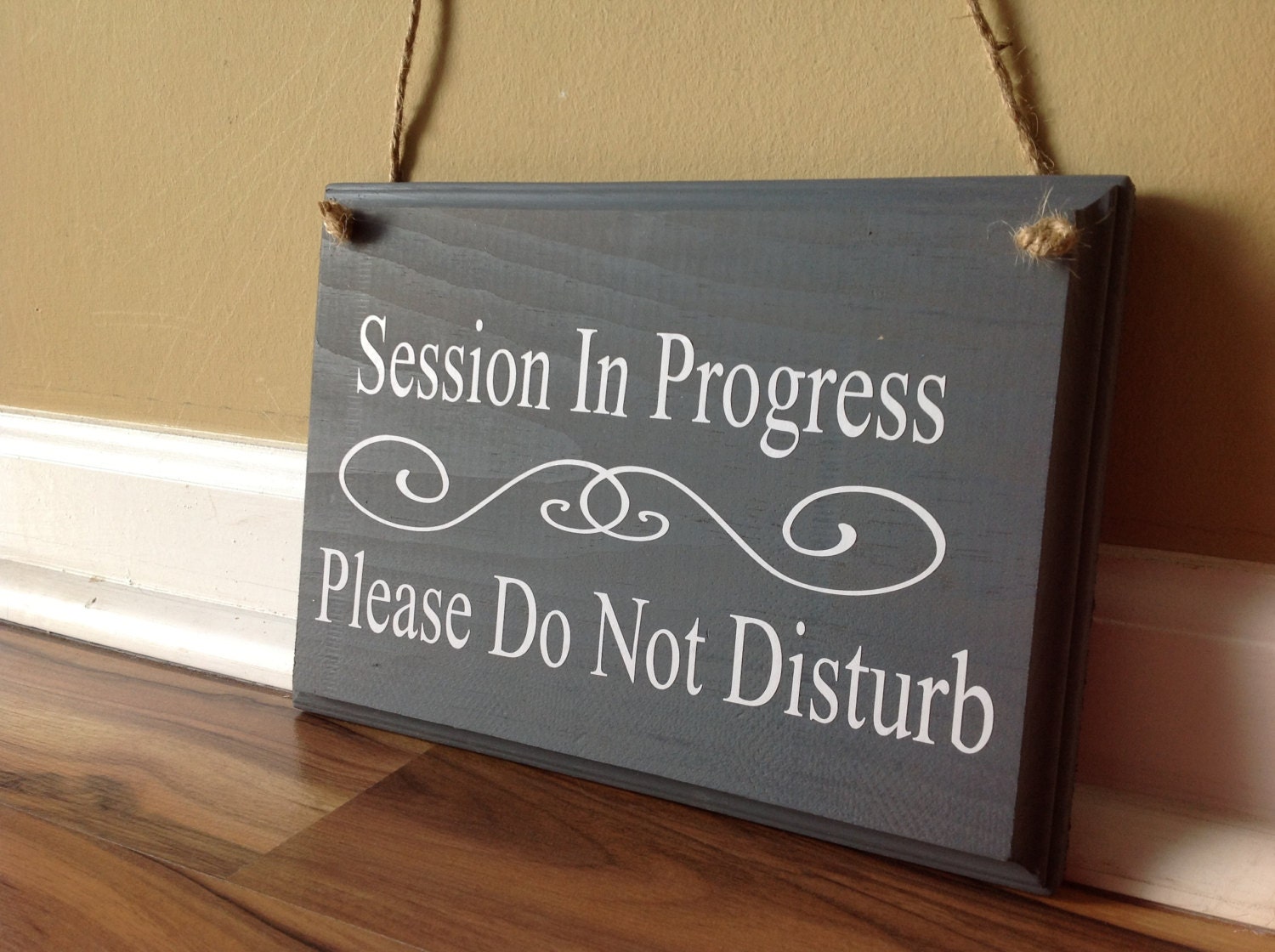 Session In Progress Please Do Not Disturb Door by GAGirlDesigns