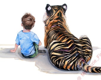 Paintings and prints by McKenzie Fisk by ShopBLUE on Etsy