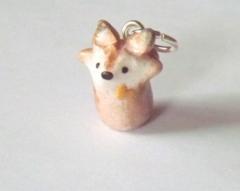 Polymer clay fox | Etsy