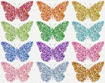 Popular items for butterfly clipart on Etsy