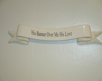 His banner over me | Etsy