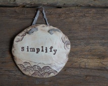 Popular items for rustic plaque on Etsy