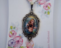 Popular items for mermaid cameo on Etsy
