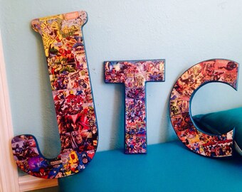 Marvel and DC Comics Wall Decor featuring by BareYourSoleFootwear