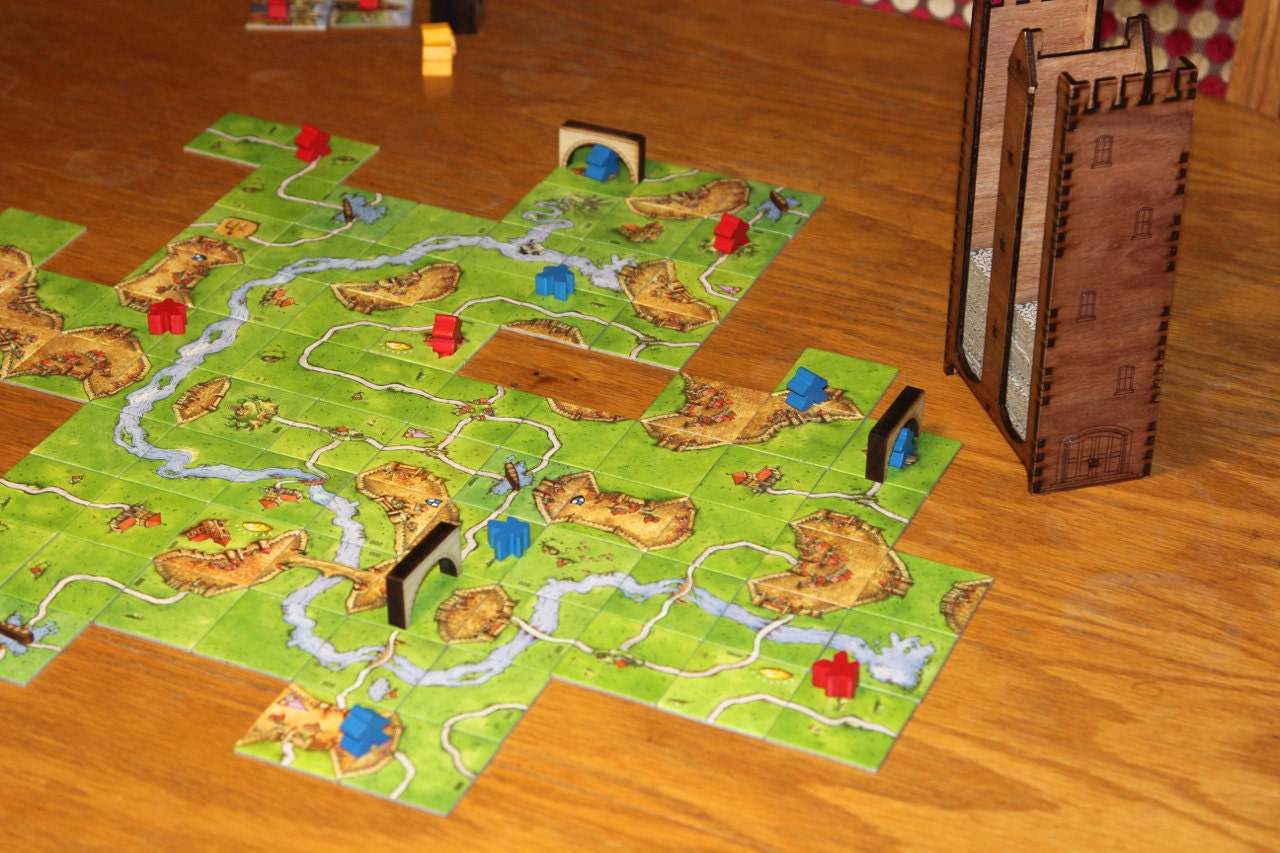 Carcassonne Tower Tile Dispenser