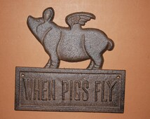 Popular items for flying pig on Etsy