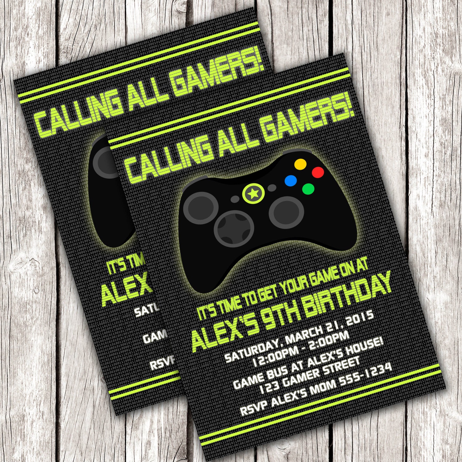 25 Of The Best Ideas For Video Game Birthday Invitations Home Family 