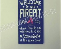 Popular items for wooden welcome sign on Etsy