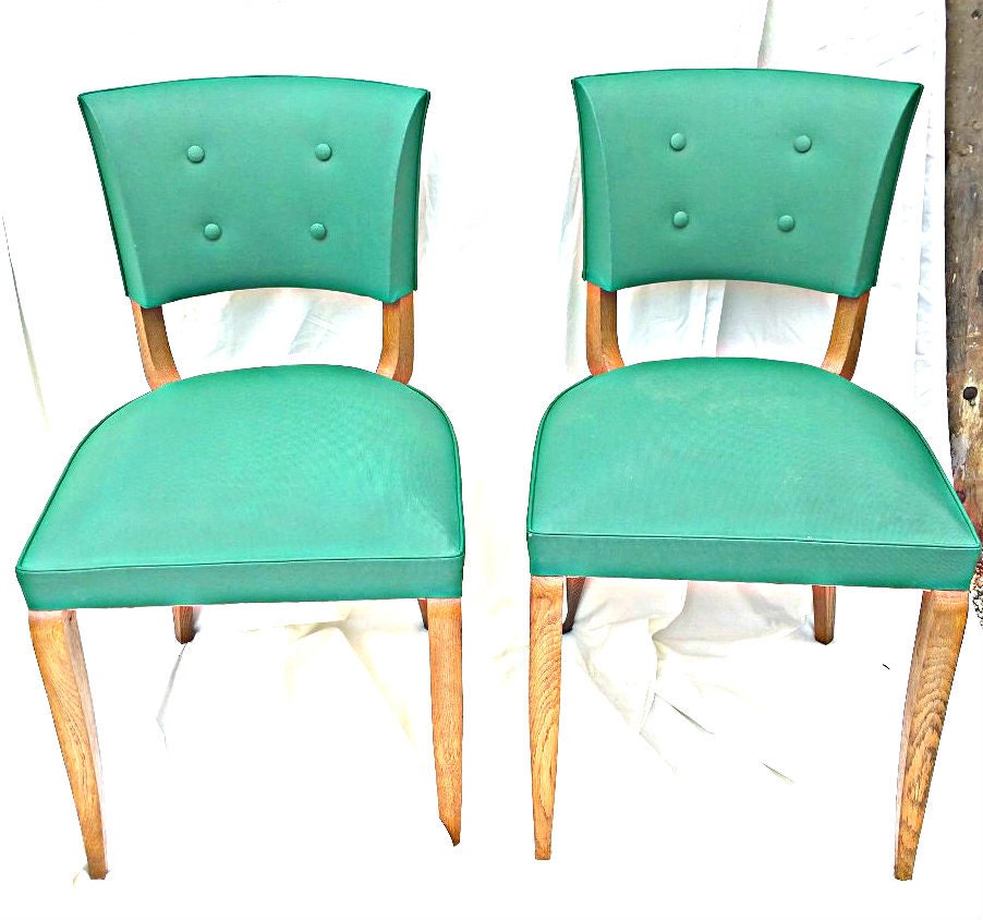 Pair of vintage french chairs “bridge” – Haute Juice