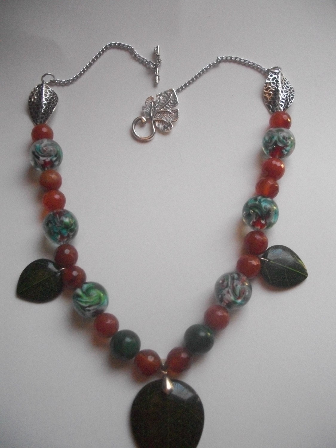 Autumn-Jewelry-Fall-Leaves-Statement-Necklace-Ladies-Necklace-Jewelry ...