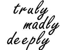 Popular items for truly madly deeply on Etsy