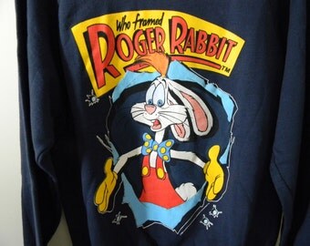 80's Who Framed Roger Rabbit? crewneck sweatshirt | Medium | Made in ...