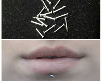 Popular items for labret piercing on Etsy