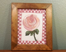 Popular items for folk art roses on Etsy