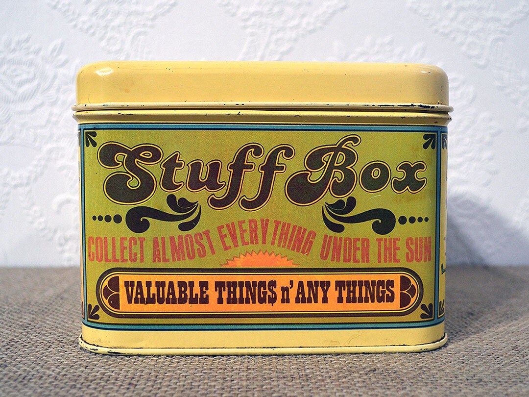 Cheinco Tin- Stuff Box for Valuable Things n’ Any Things – Haute Juice