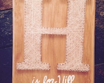 Popular items for monogram string art on Etsy