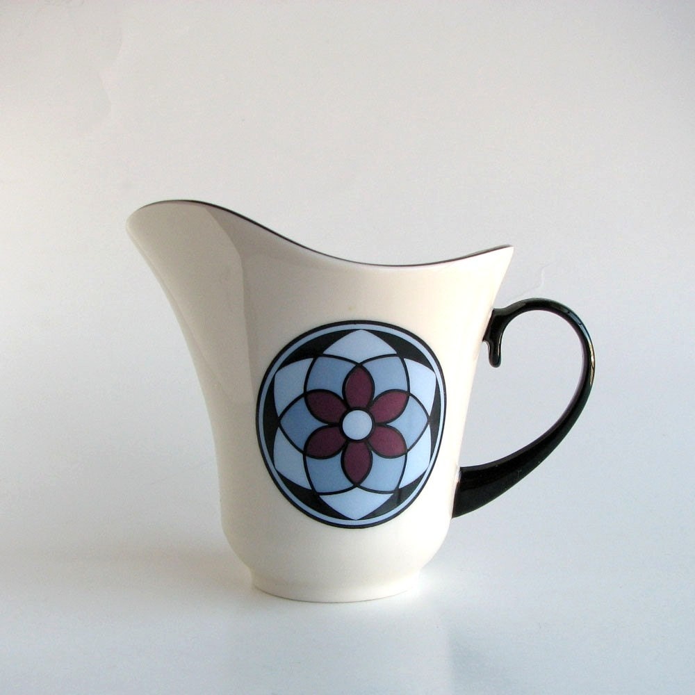 vintage Pickard china creamer . Pickard Mosaic creamer cup . 1972 ...