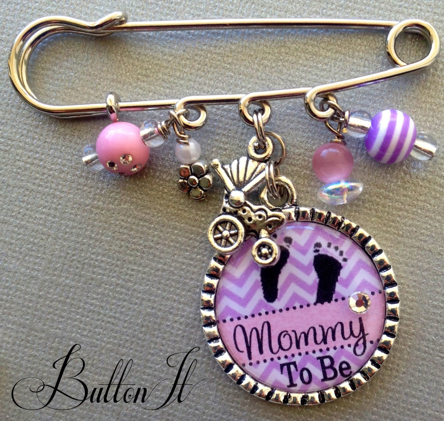 Grandma To Be pin Mom To Be pin Aunt To Be PERSONALIZED Pin