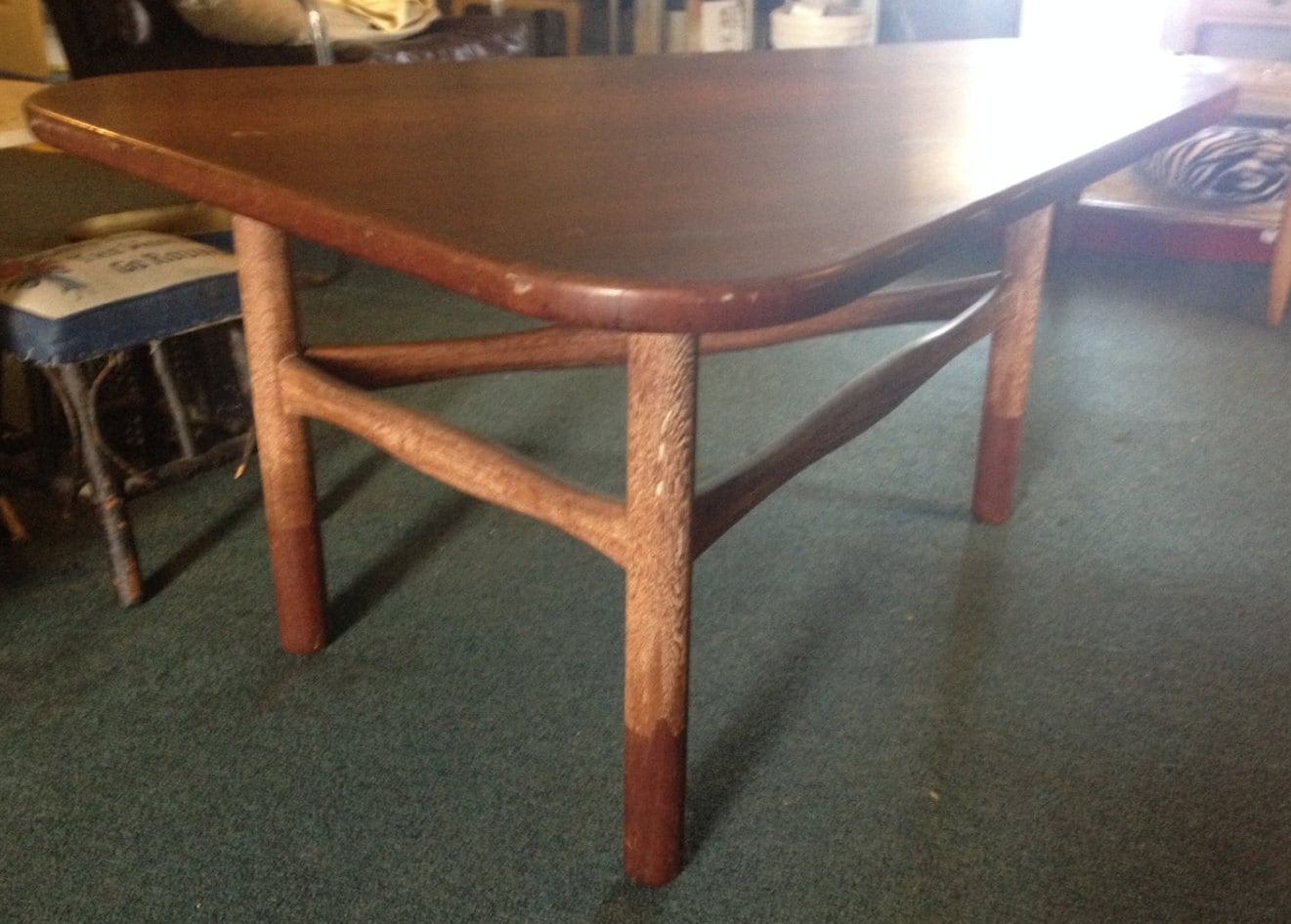 Unusual Mid Century Modern Super Quality Scandinavian Danish Wood ...