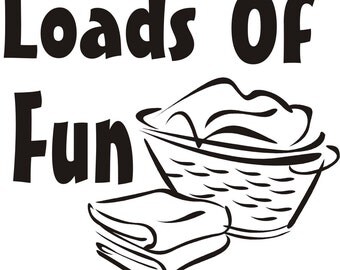 Popular items for laundry loads of fun on Etsy