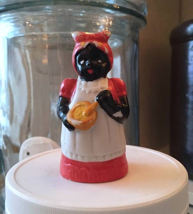 Vintage Aunt Jemima Toothpick Holder / Collectible Toothpick