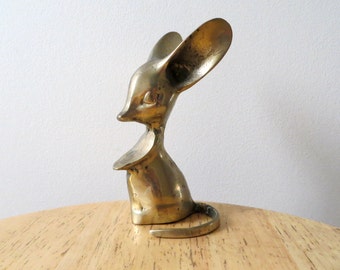 Solid brass mouse | Etsy