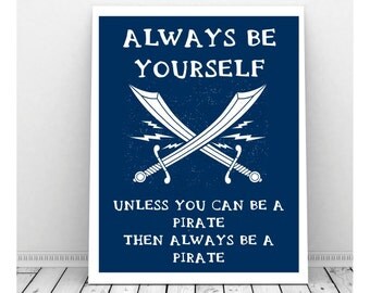 Pirate quote | Etsy