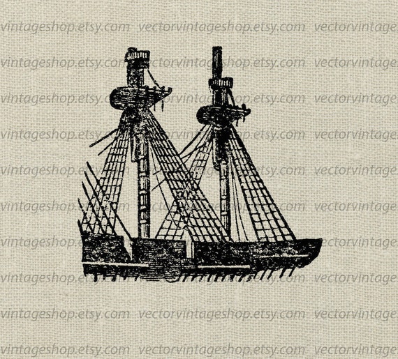 Ship Rigging Vector Graphic Ratlines Clipart Instant