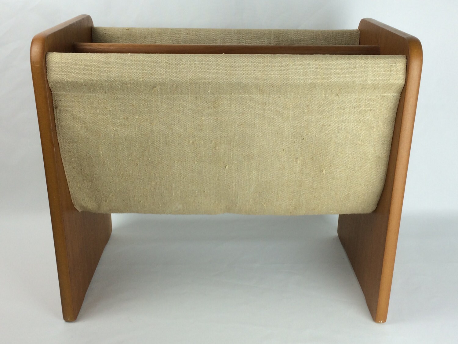 Wood & Fabric Magazine Rack by Mobler Made In Denmark – Haute Juice