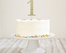 Popular items for glitter cake topper on Etsy