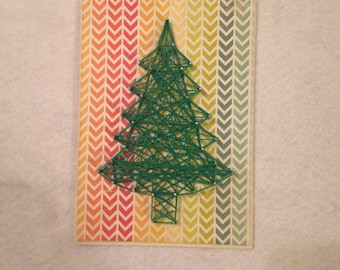 Christmas Tree String Art