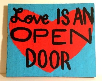 Love is an open door | Etsy