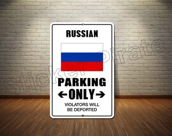 Warning Crazy Redneck Lives Here 8 x 12 Aluminum