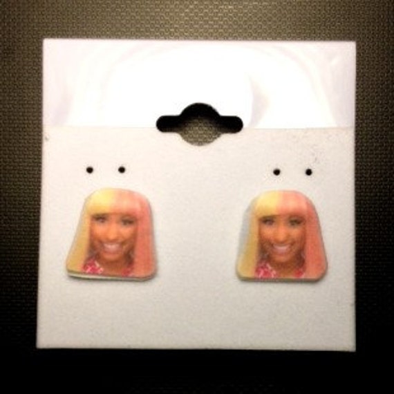 Nicki Minaj Earrings 1 Pair By Brooklynbuttonshop On Etsy