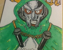 Popular items for mf doom on Etsy
