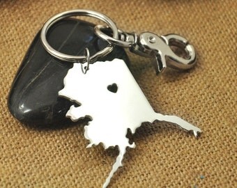Alaska keychain | Etsy