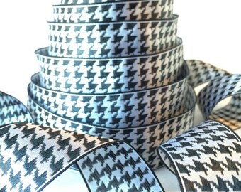 Houndstooth ribbon | Etsy