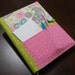 Refillable Reusable Fabric Notebook Cover by BlueBirdGiftShop