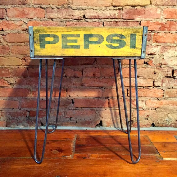 Items similar to Antique Soda Crate End Tables. Pepsi and Coca Cola on Etsy