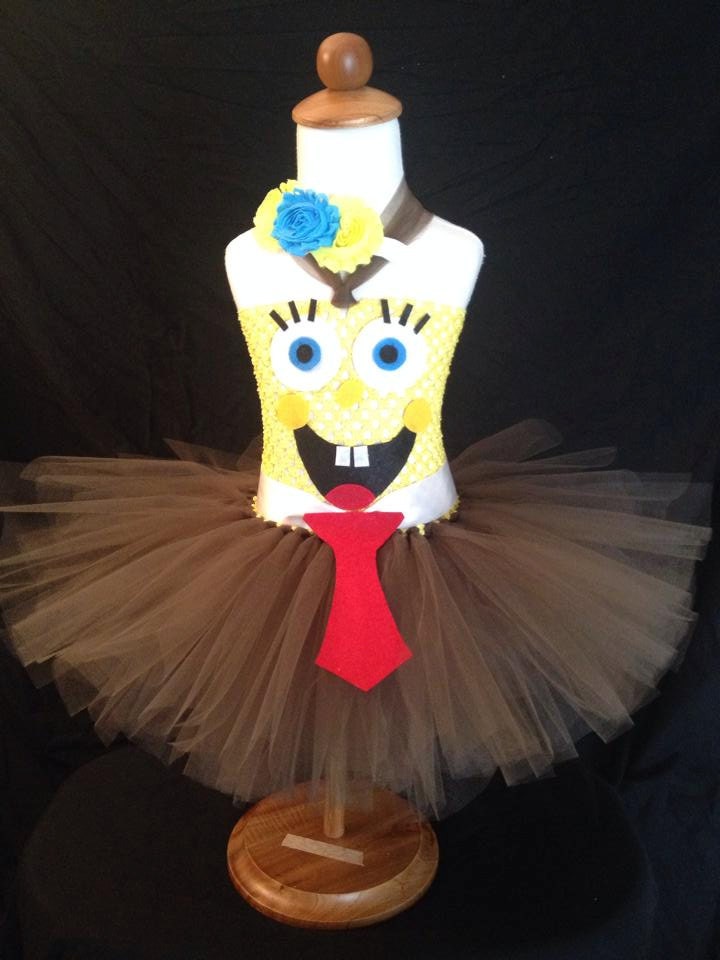 Spongebob Tutu Dress Spongebob Dress Spongebob by TutusandBowsbyCG