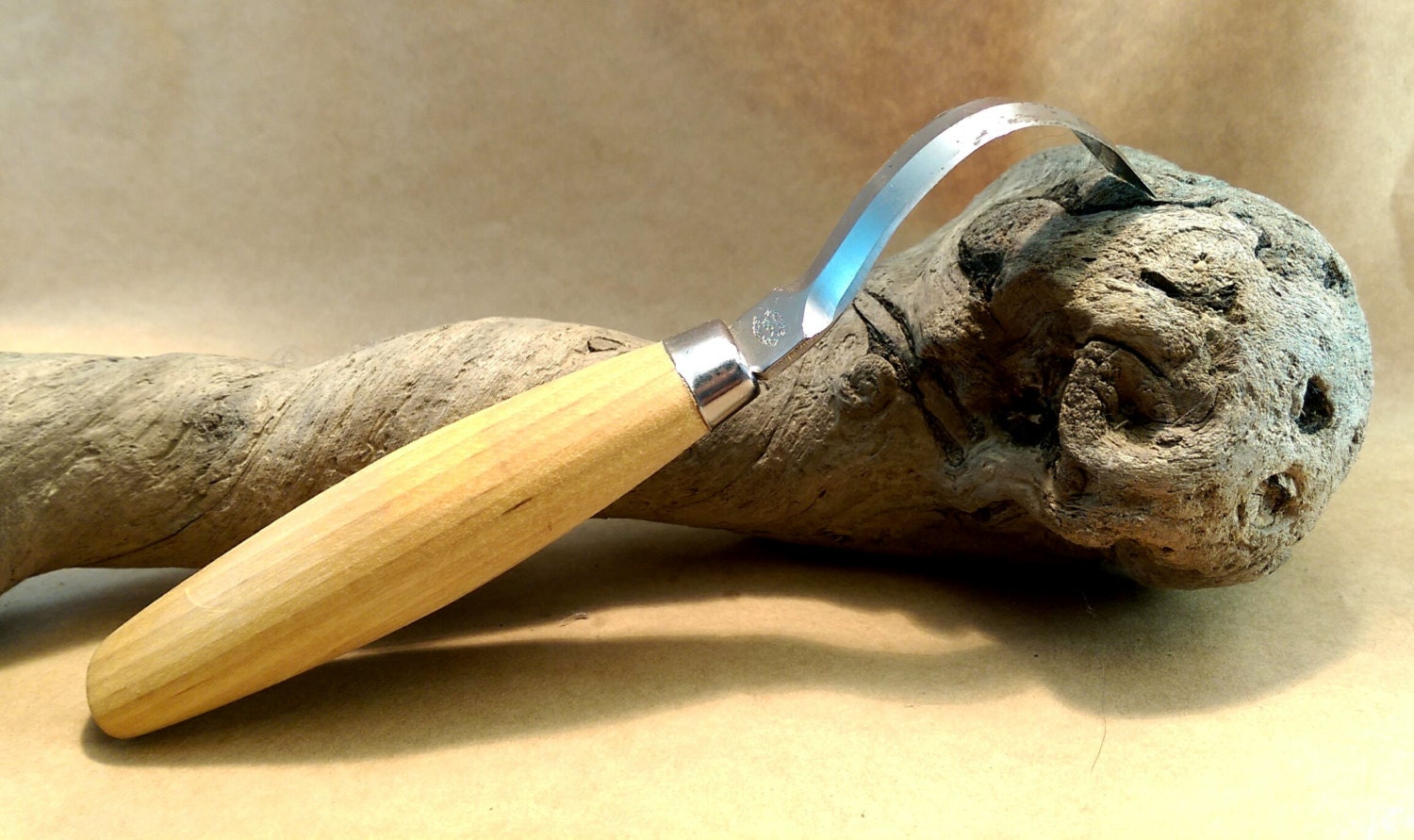 Swedish Half Curve Bowl / Spoon Carving Knife