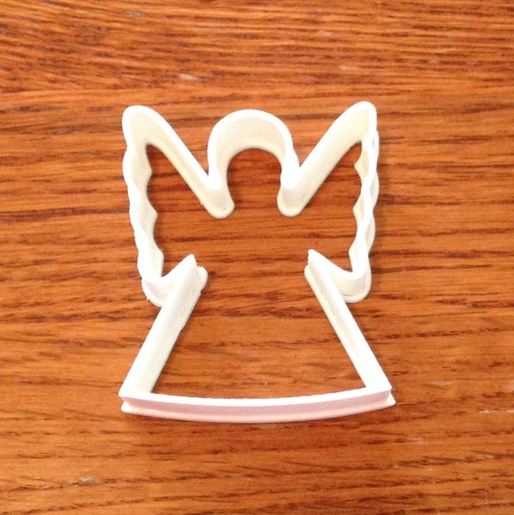 Angel cookie and fondant cutter by ThreeDGeek on Etsy