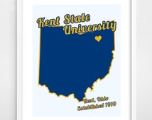 Popular items for kent state on Etsy