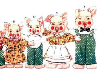 Pig sewing pattern | Etsy