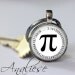 Pi Symbol Key Chain Math Geek Key Chain Choice of Color