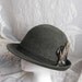 Rein haar Hat Vintage Green Wool Felt Yodeling by jonscreations